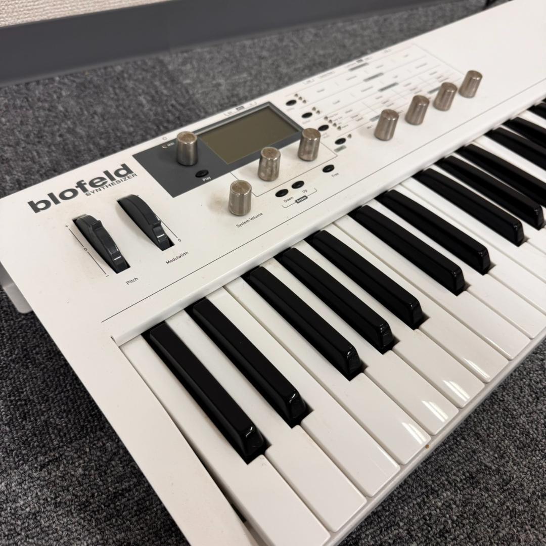 通電確認 Waldorf Blofeld Keyboard White