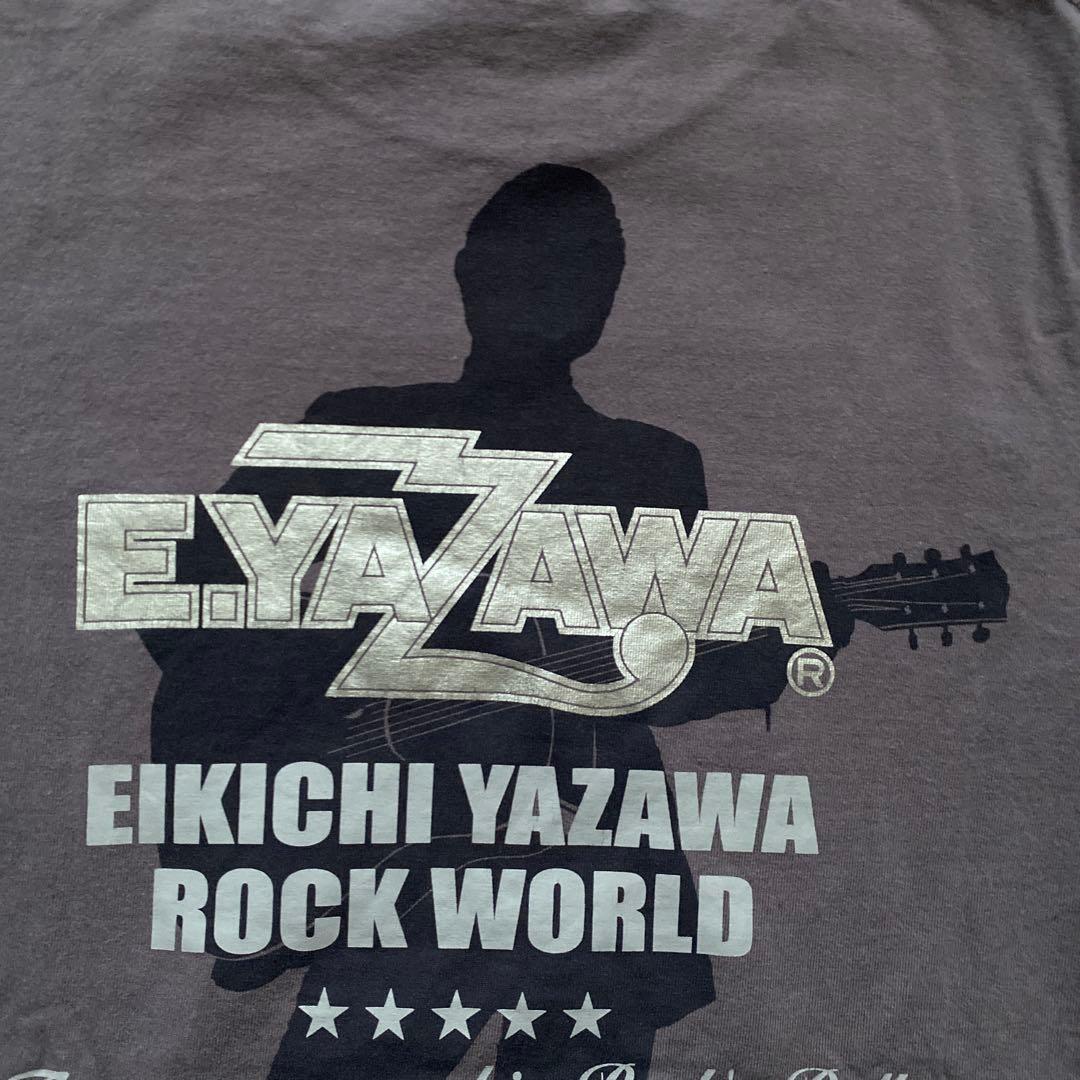 希少　E.YAZAWA シルエットロックワールド Tシャツ グレー