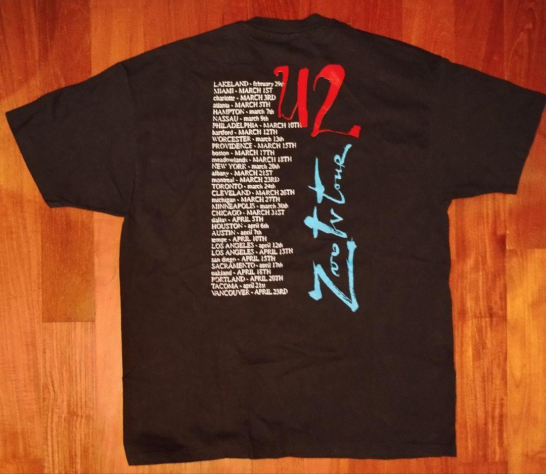 【値下不可】セカオワ深瀬着用 U2 91 ZooTV Tour Tシャツ XL