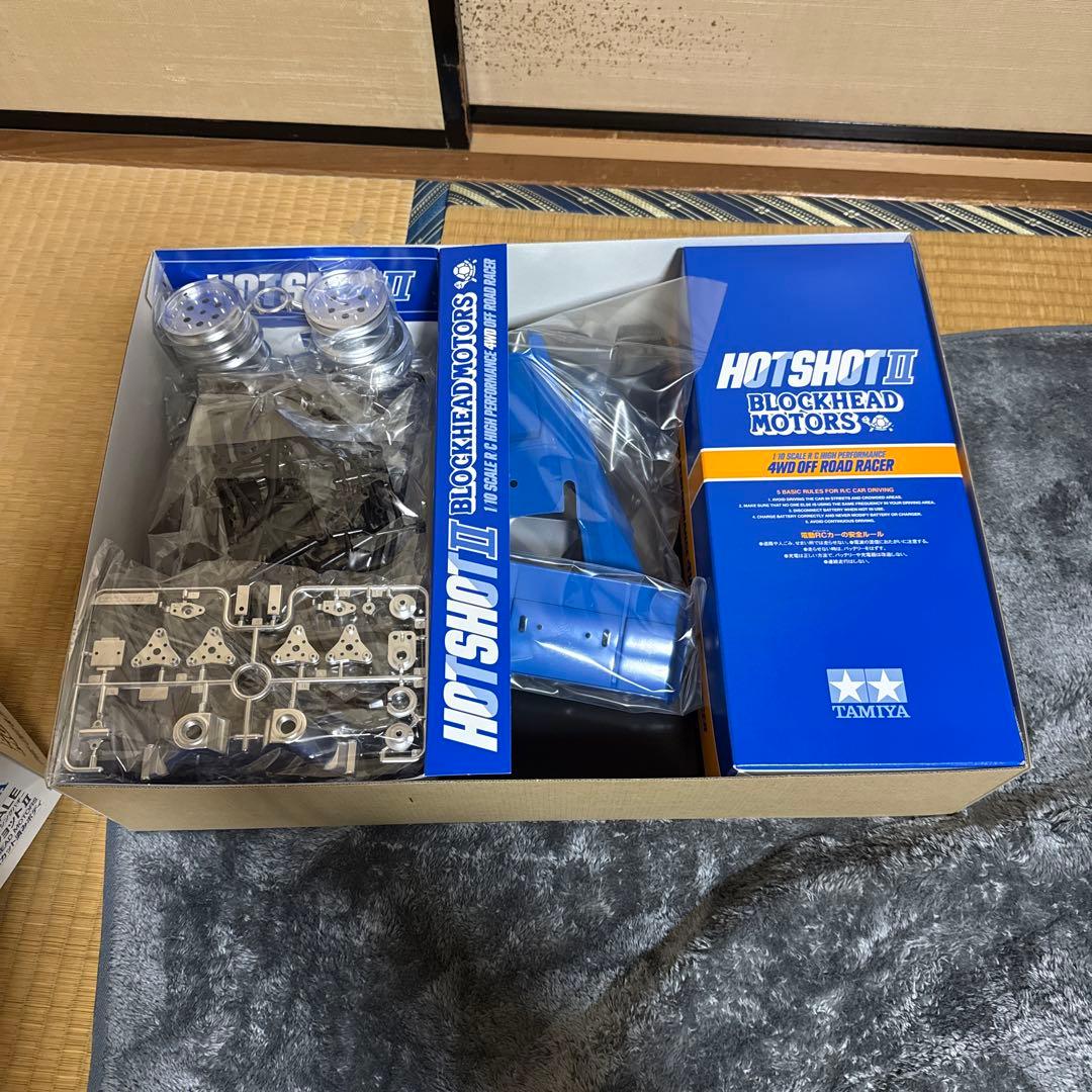 ホビーラジコン TAMIYA HOT SHOT II BLOCKHEAD MOTORS