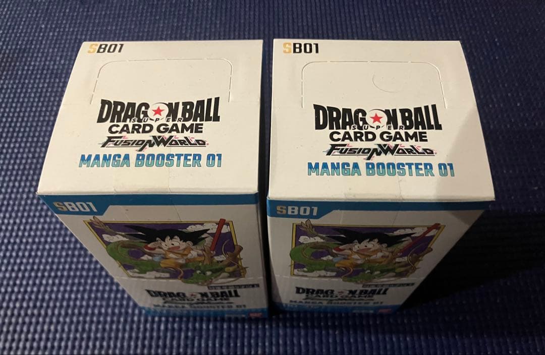 ドラゴンボールカードゲーム マンガブースター01 テープ付未開封2boxセット