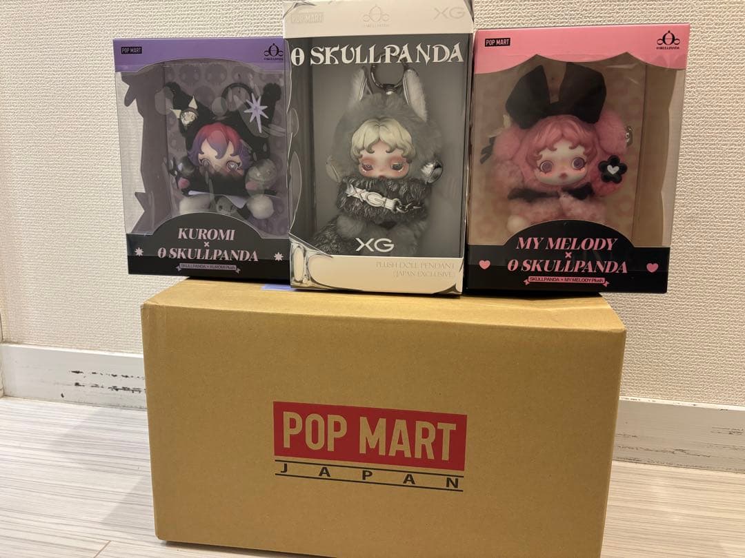 POP MART SKULLPANDA 3体セット