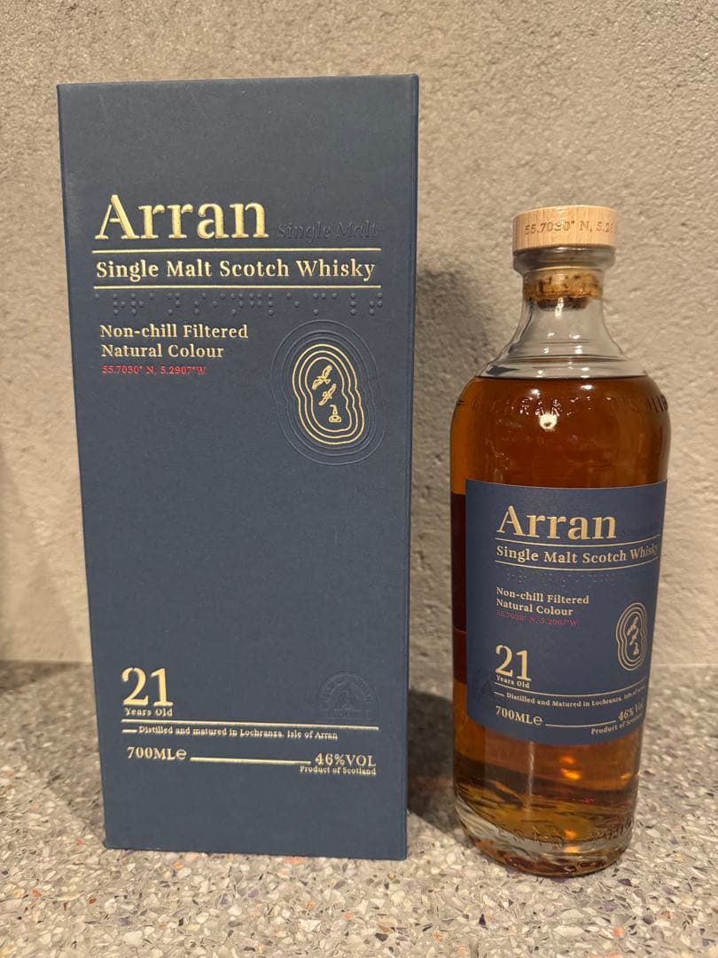 Arran アラン 21年 シングルモルトウイスキー 700ml