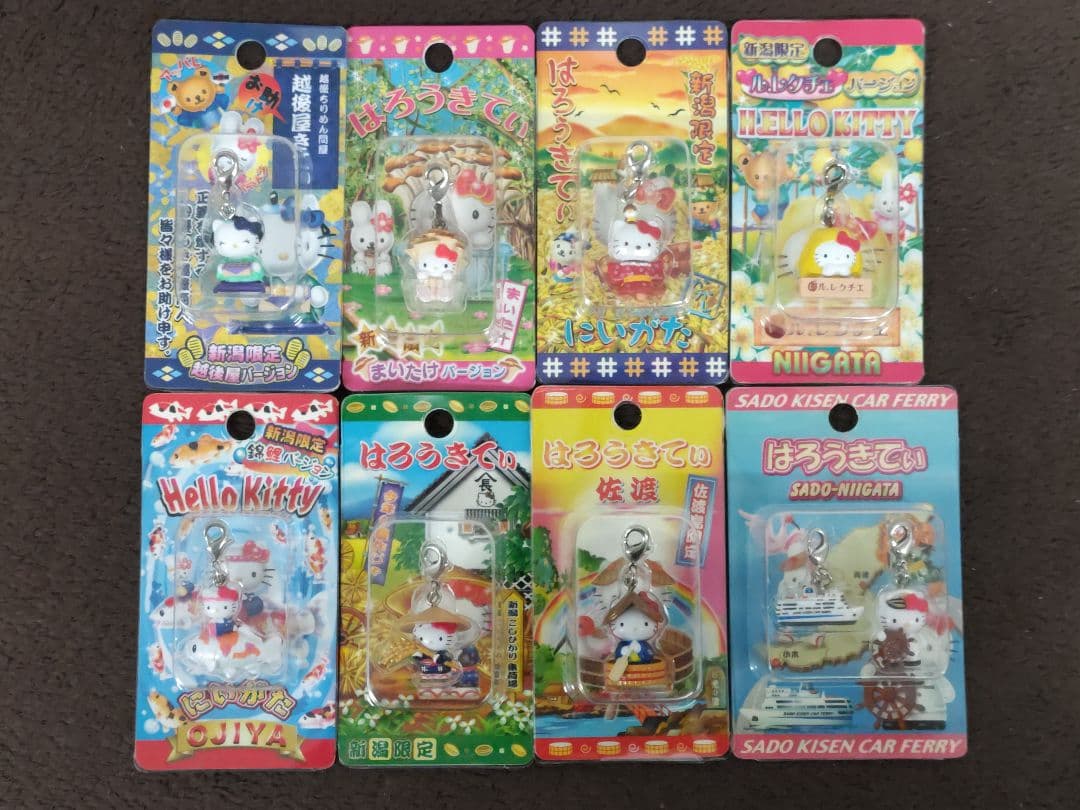 Hello Kitty ハローキティ 甲信越限定ファスナーストラップ22種セット