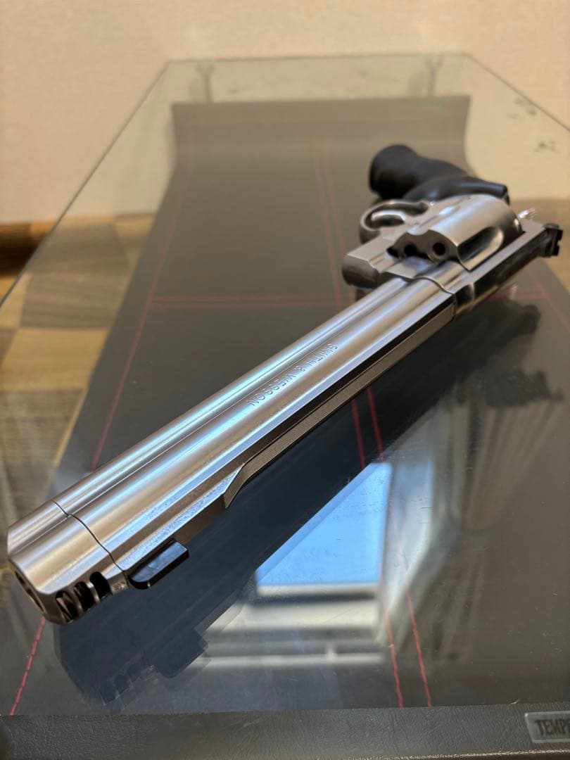 【美品】タナカ S&W M500 ステンレス 8インチ ガスリボルバー 6mm