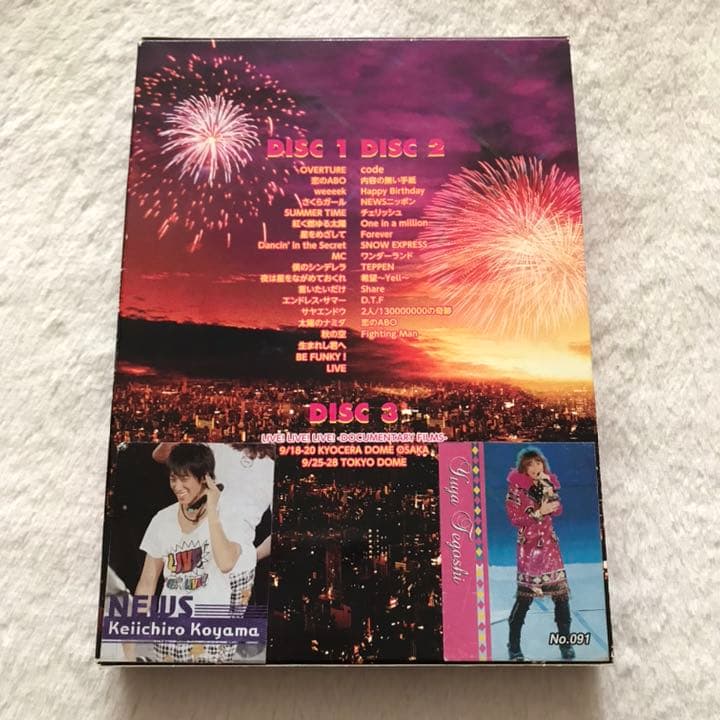 NEWS ライブDVD 5個セット