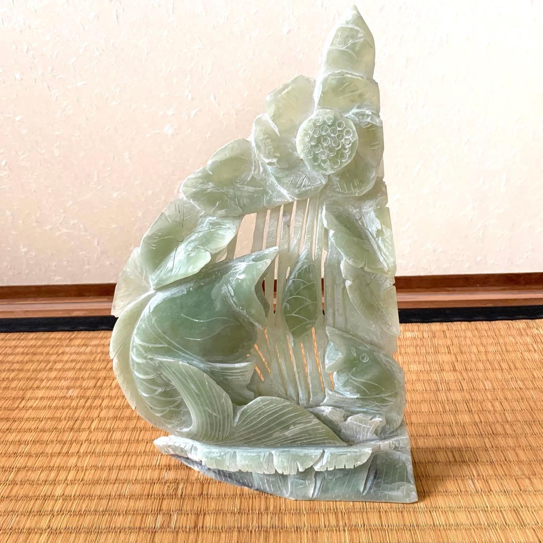 翡翠系 ?置物 魚