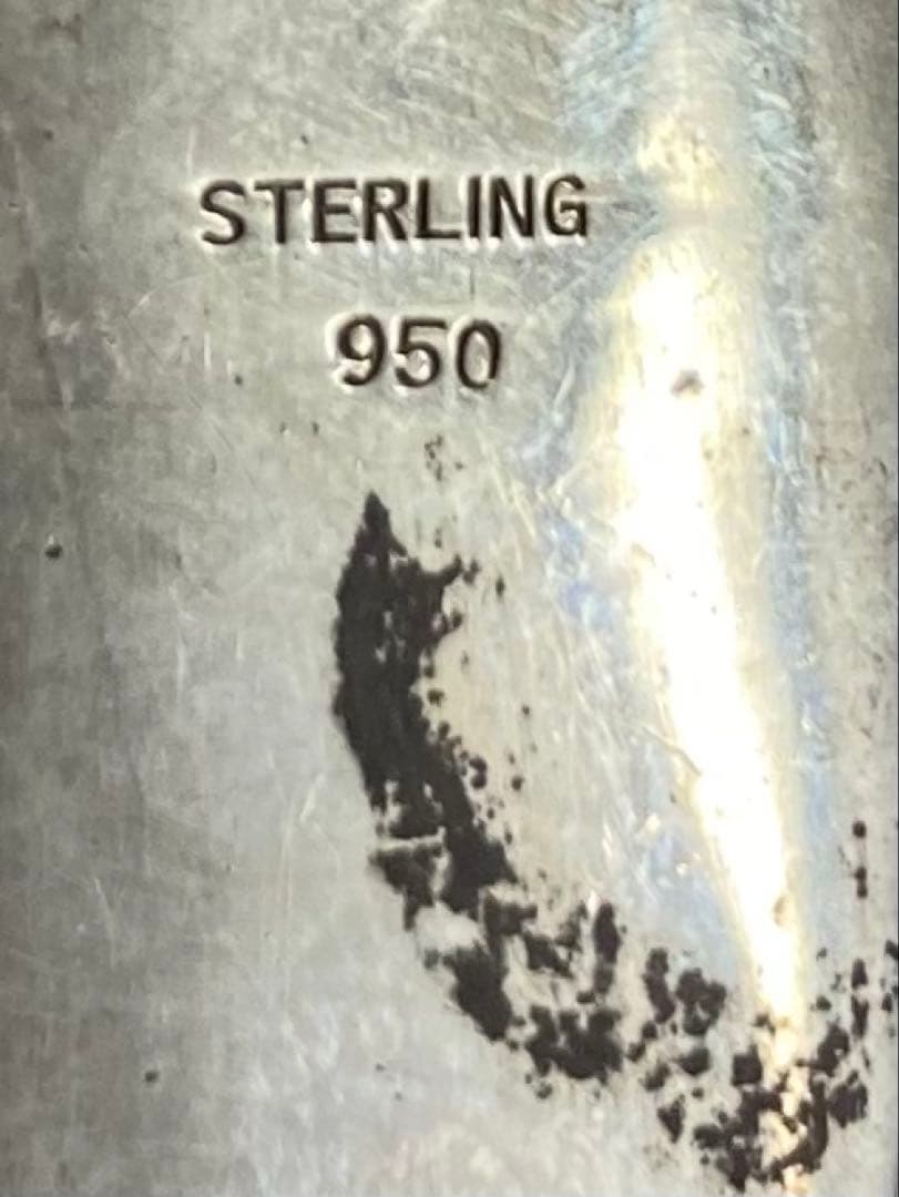 B357s 船形塩入れ　ソルトシェイカー　STERLING950 銀　調味料