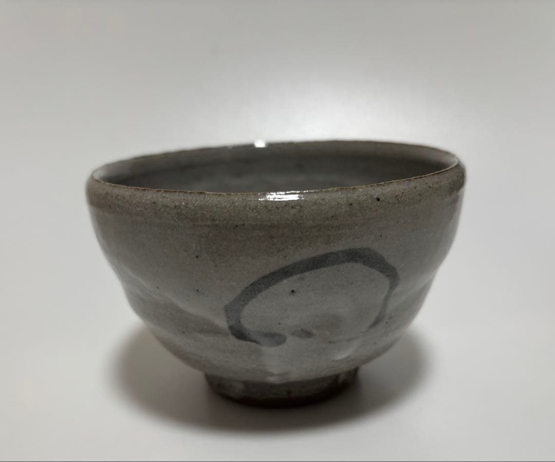 西岡小十　絵唐津　茶碗