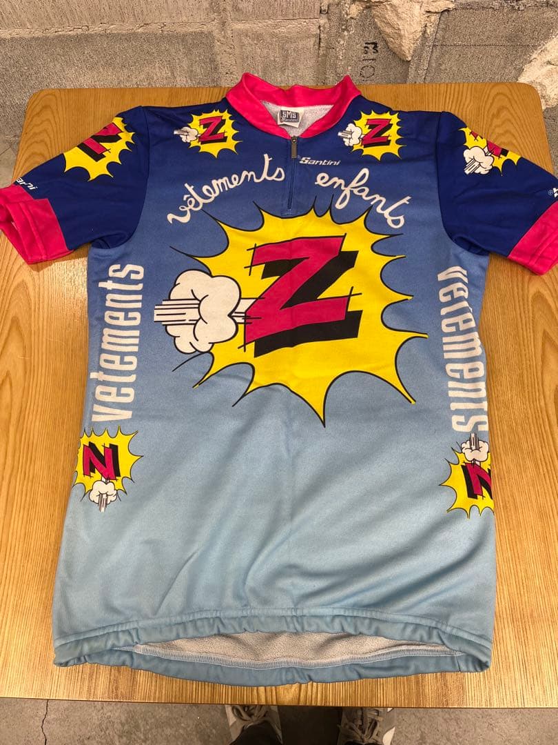 ヴィンテージ Santini Zデザイン サイクルジャージ