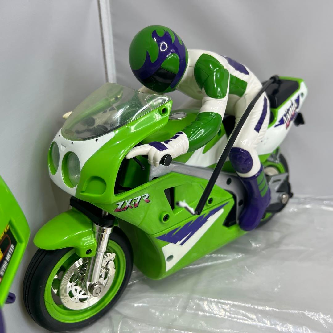 動作確認済 Kawasaki Ninja RCバイク スーパージャイロ ラジコン