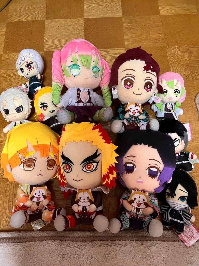 鬼滅の刃のぬいぐるみ