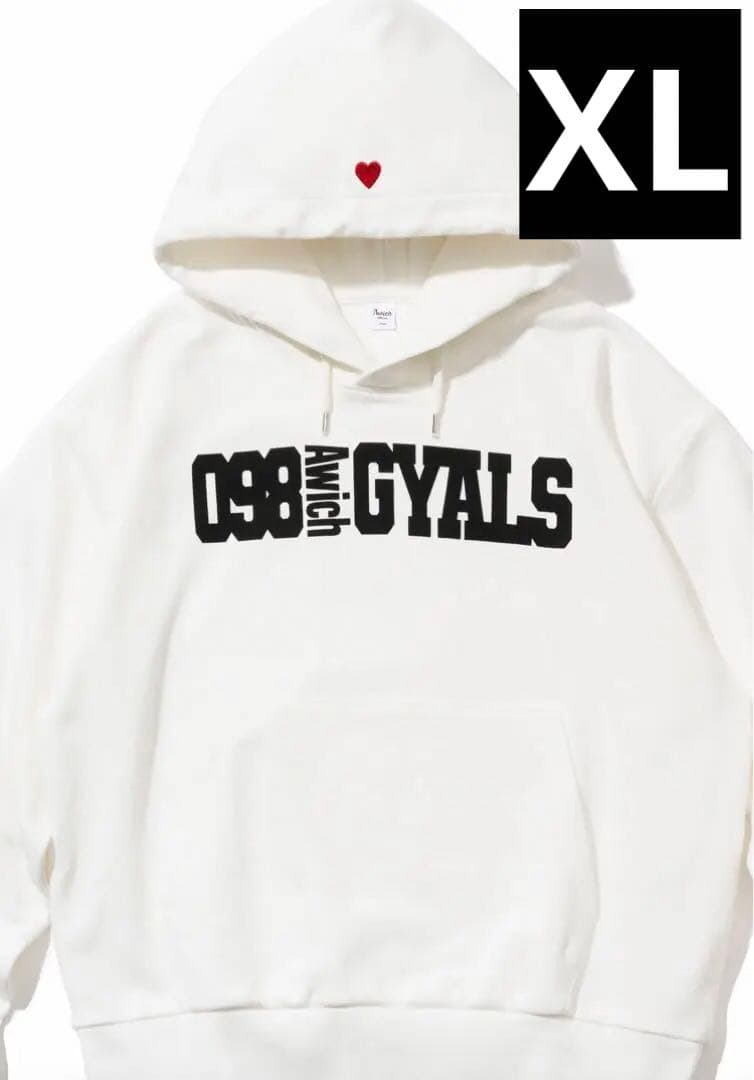 即日発送Awich THE UNION hoodie White XLサイズ