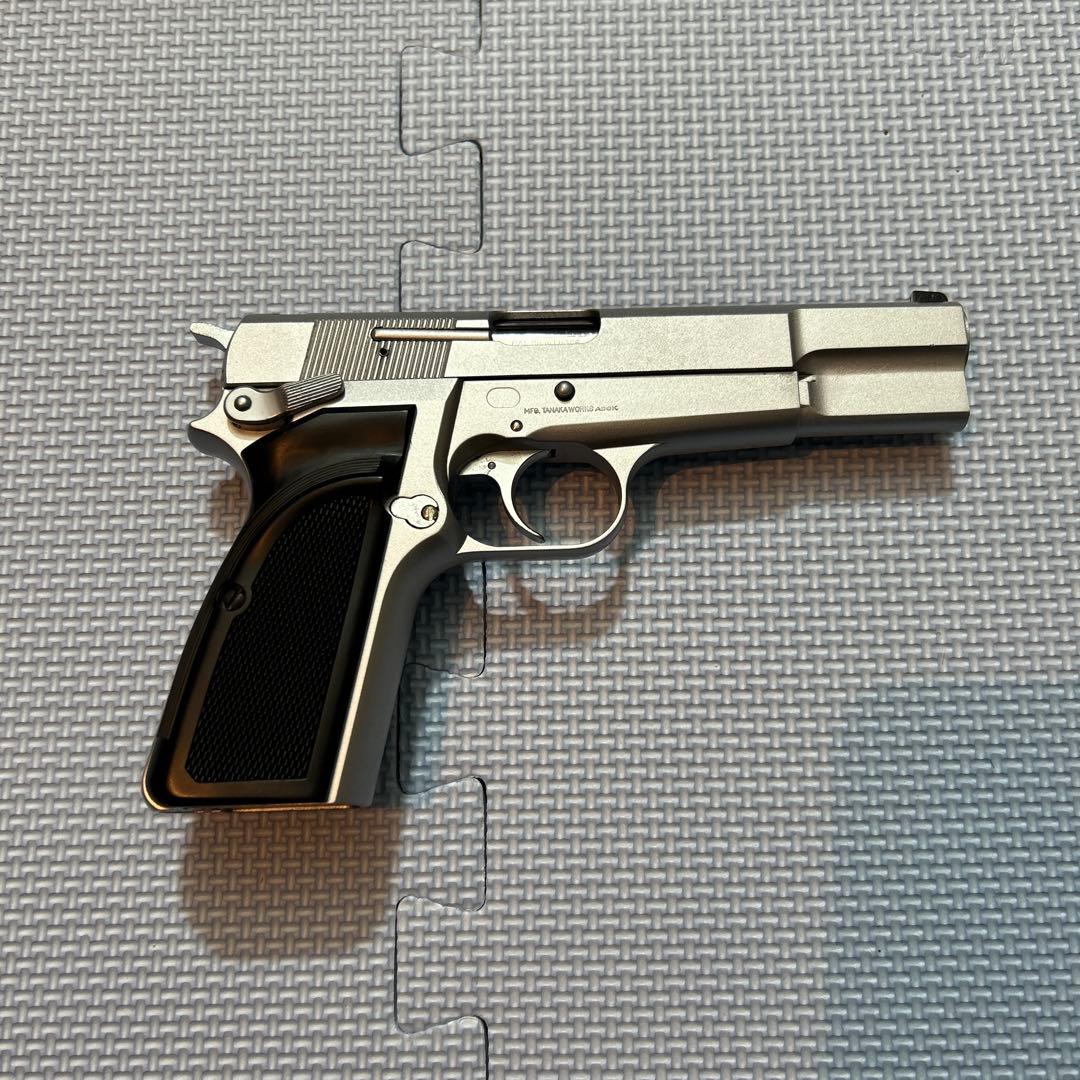 タナカ　F.N. BROWNING HI-POWER Mk-Ⅲ シルバー