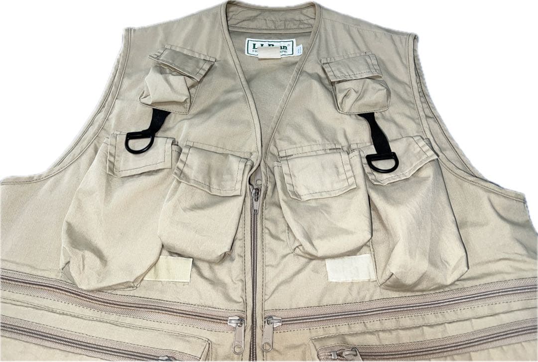 80's L.L.BEAN カメラマンベスト フィッシングベスト USA製 XL