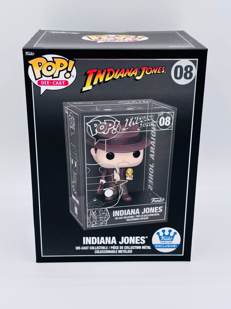 【新品・レア】Funko ダイキャスト インディ・ジョーンズ 08 ケース付き