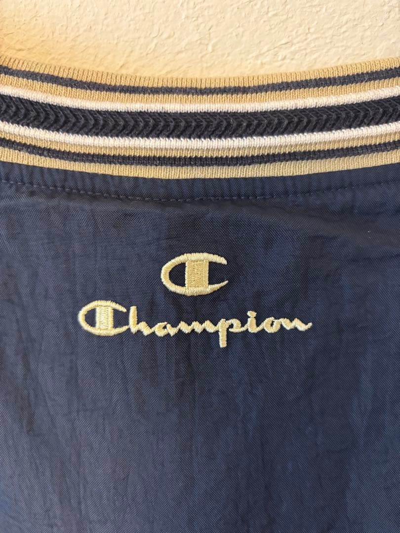 【美品】Champion ノートルダム大学 Vネックウェア