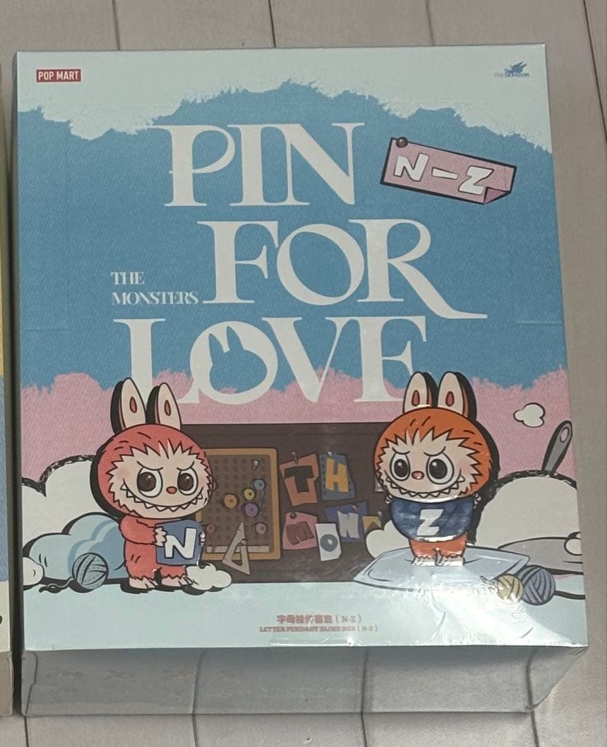 ラブブ Pin for Love アルファベットペンダント(NーZ)