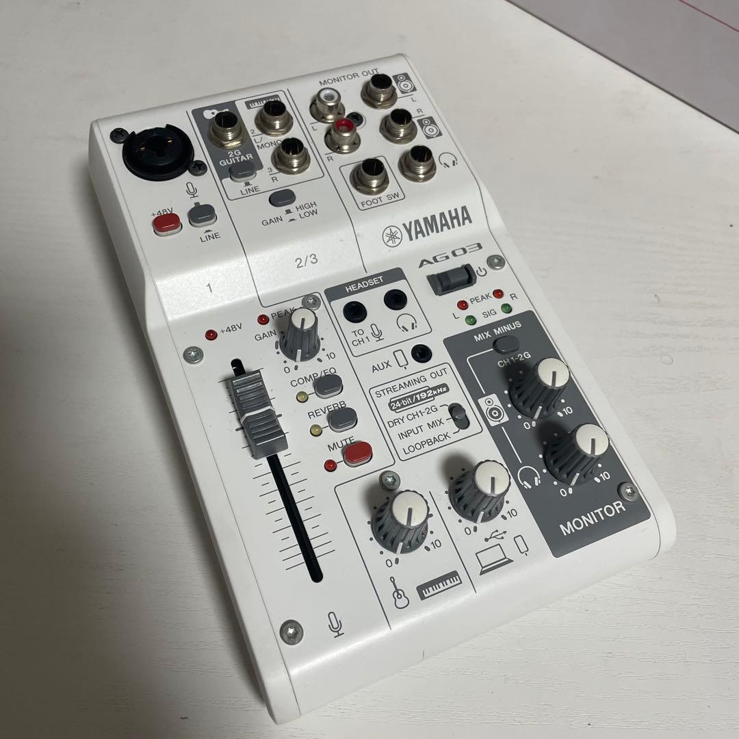 YAMAHA AG03 MK2 ライブストリーミングミキサー