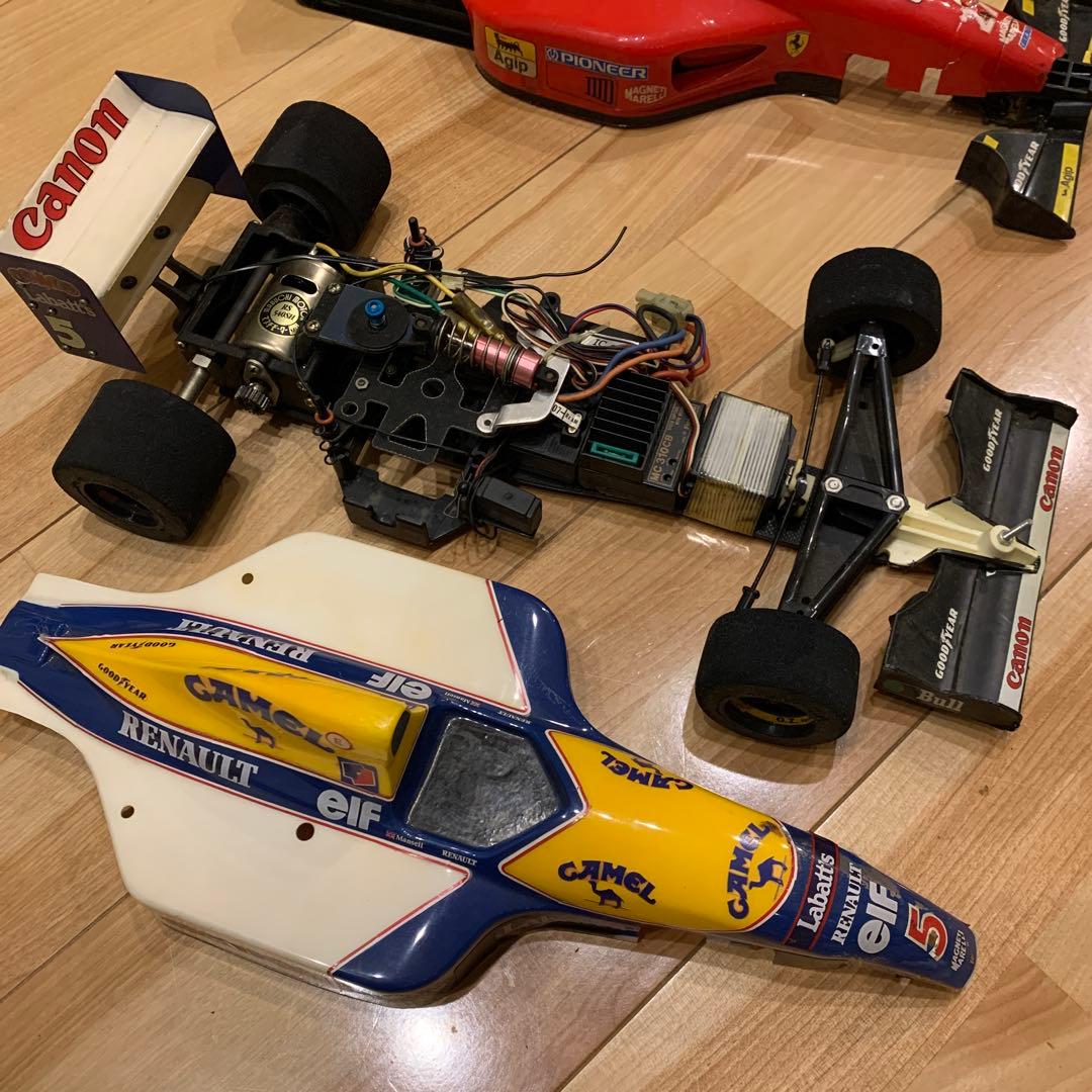 ホビー　タミヤ　F1 ラジコンカー　フェラーリ　ボディー　シャーシ　ジャンク