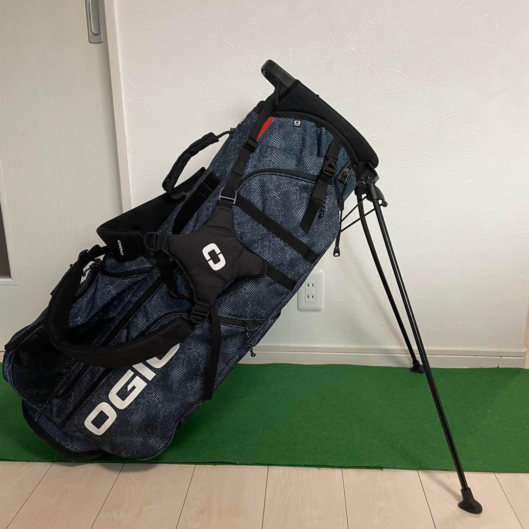 【美品】オジオ OGIO CONVOYシリーズ キャディバッグ スタンド式 軽量