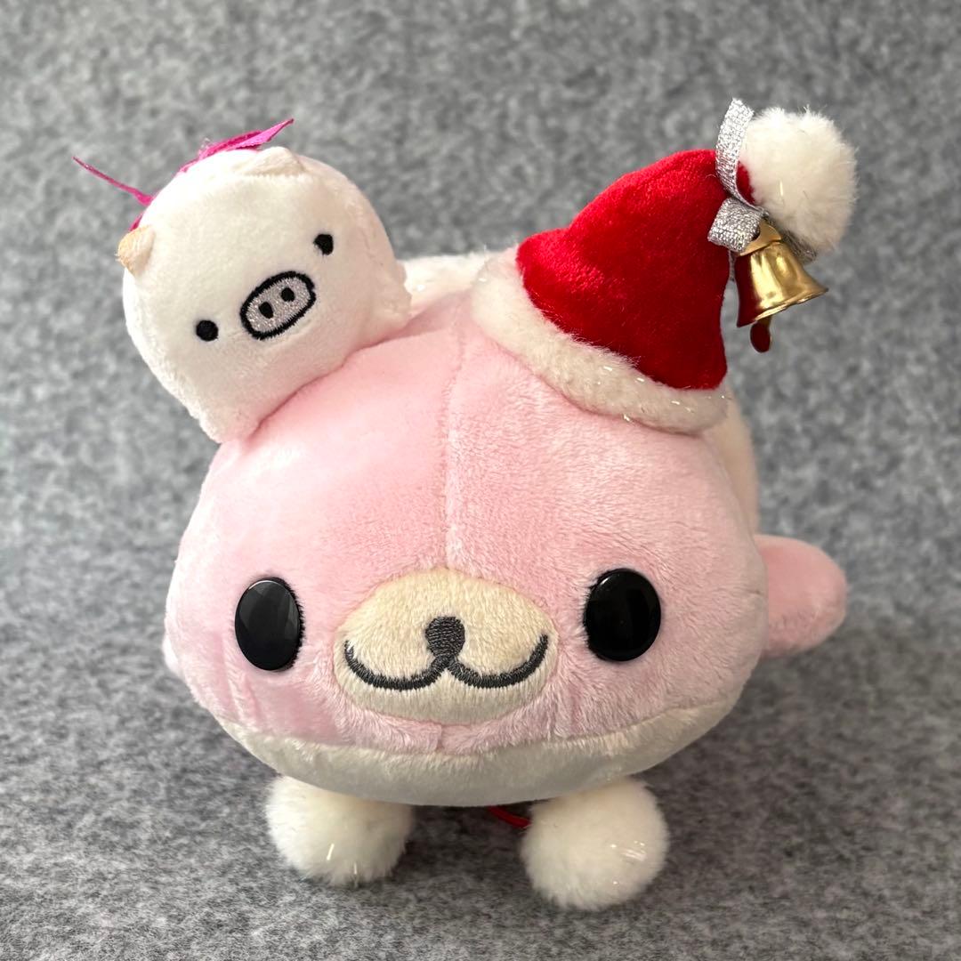 まめごま さくらごま ぬいぐるみ クリスマス サンタ