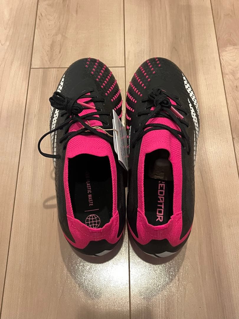 adidas Predator 26.0cm AG ブラック、ピンク