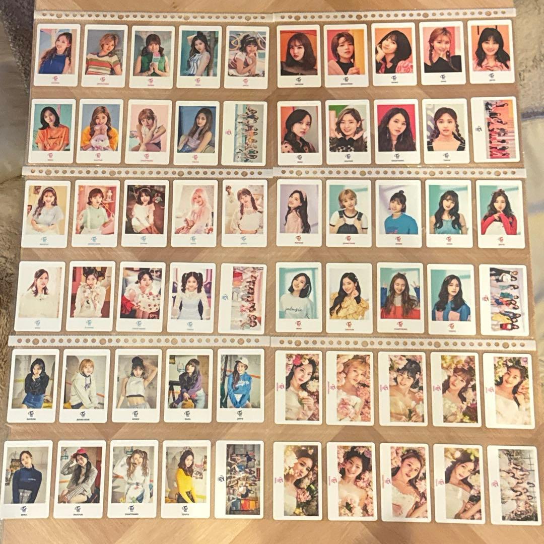twice フォトカード　セット　完品　コンプリート　希少　コレクション　未使用