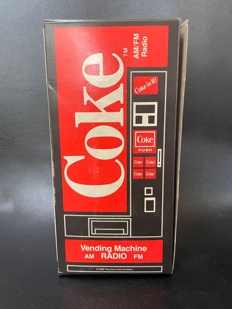 コカコーラ　Coca-Cola 自動販売機型　AM/FMラジオ　箱付き