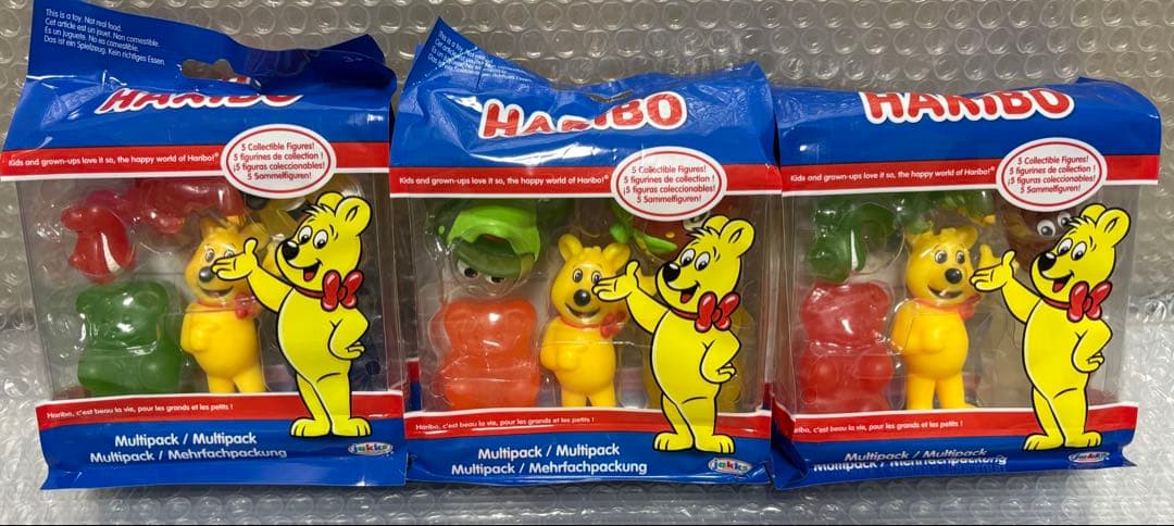 【希少品】HARIBO ぬいぐるみ6種とフィギュアセット7種　ハリボー　海外品