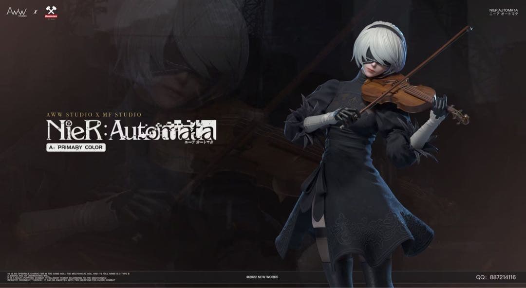 AwwMF 2B 1/4 NieR:Automata ガレージキット スタチュー
