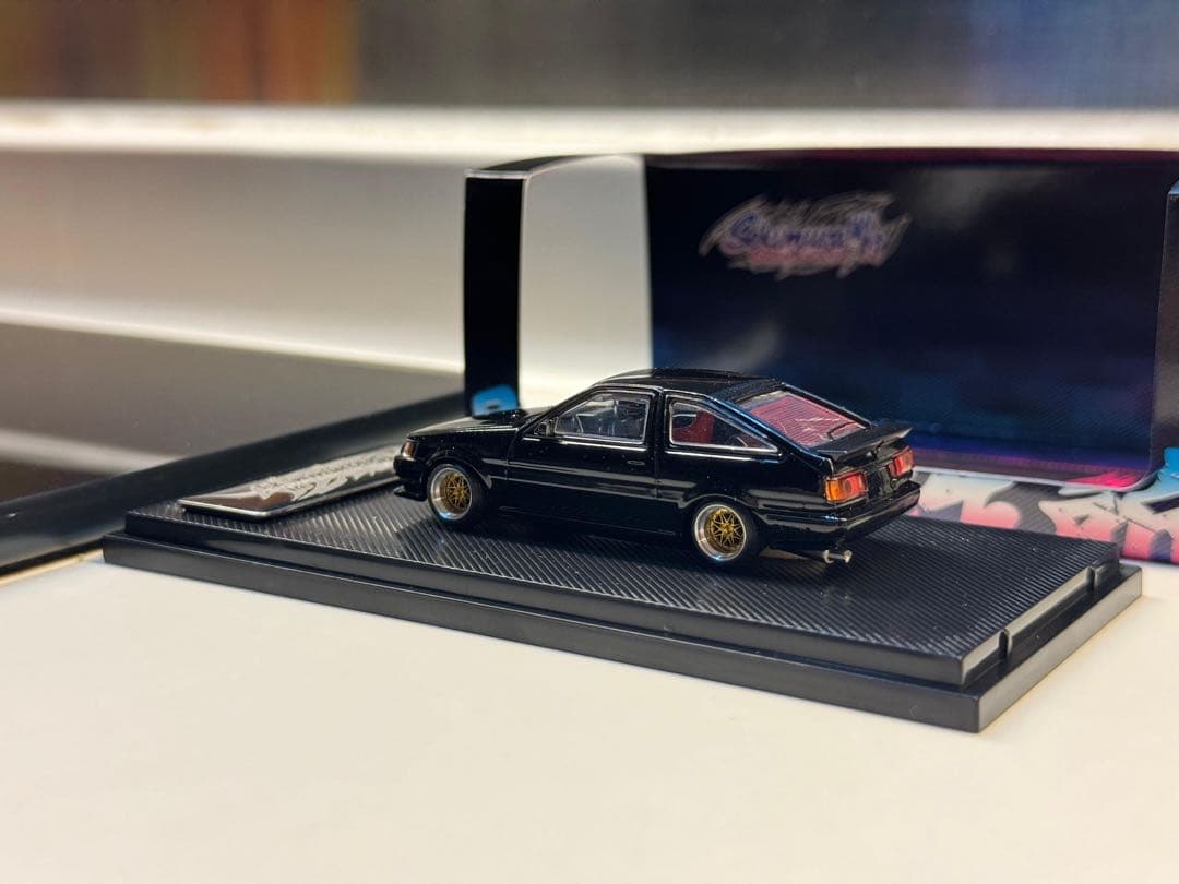 1/64 TRD 風 トヨタAE86 Levin 改 Work EQUIP 03
