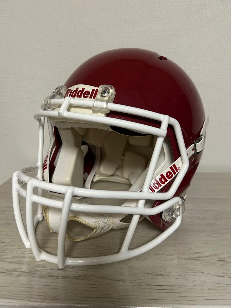 Riddell アメリカンフットボール アメフト ヘルメット 赤 Sサイズ