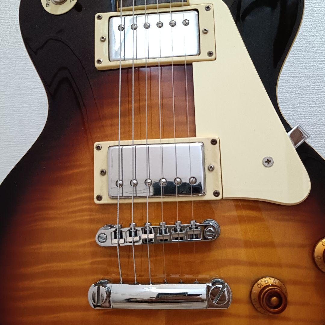 Epiphone レスポールスタンダード ダークブラウンバースト フレイム杢
