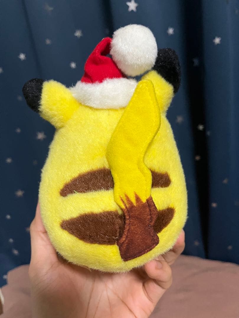 TOMY　初期　ピカチュウ　サンタ　クリスマス　ぬいぐるみ
