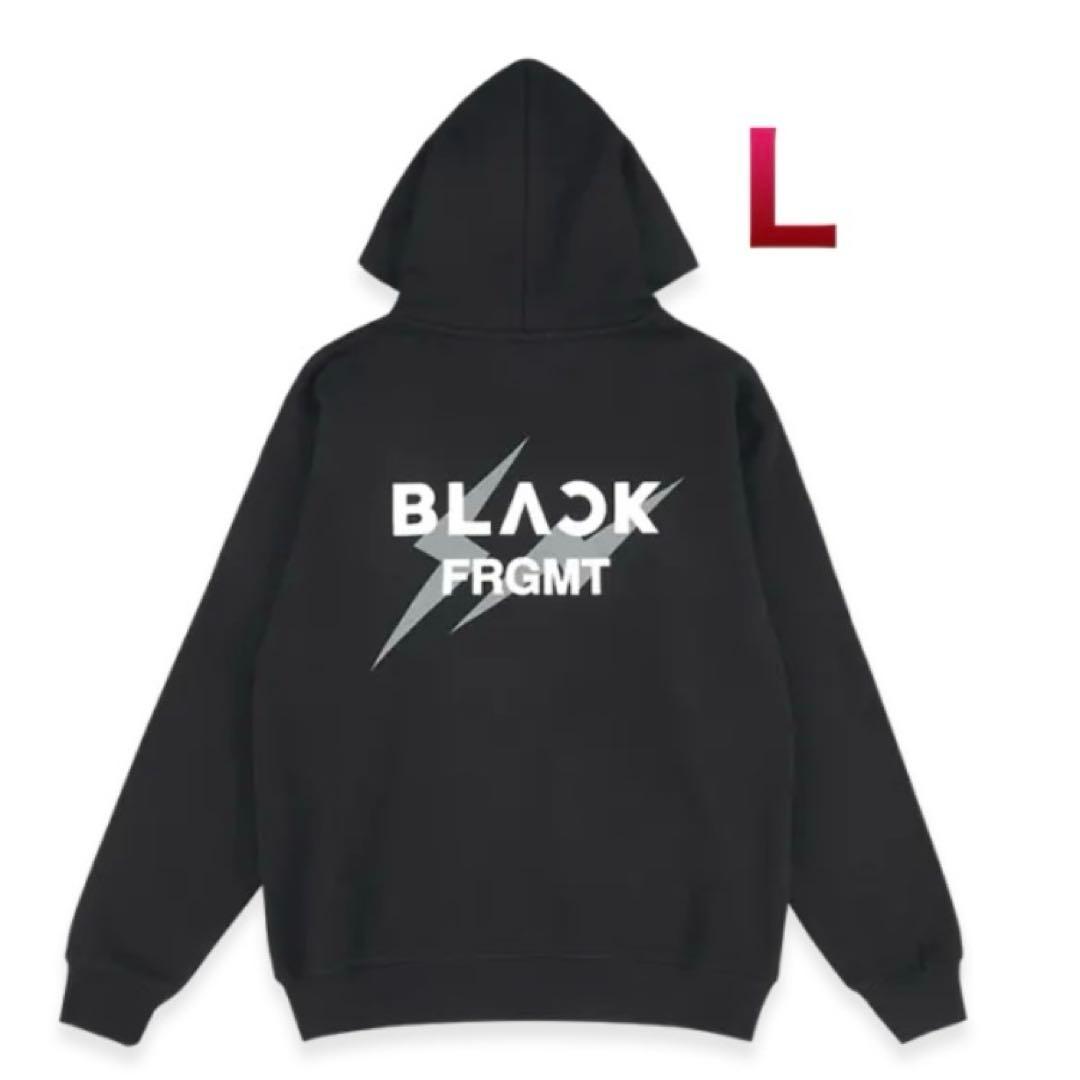 BLACKPINK ✖️fragment BLACK パーカー Lサイズ