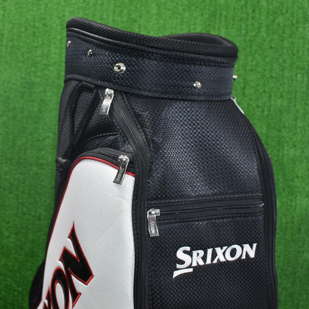 SRIXON/スリクソン ゴルフ キャディバッグ【黒×白】中古！