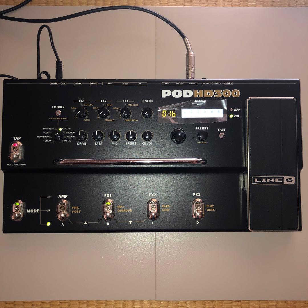LINE 6 POD HD300 ギターエフェクター