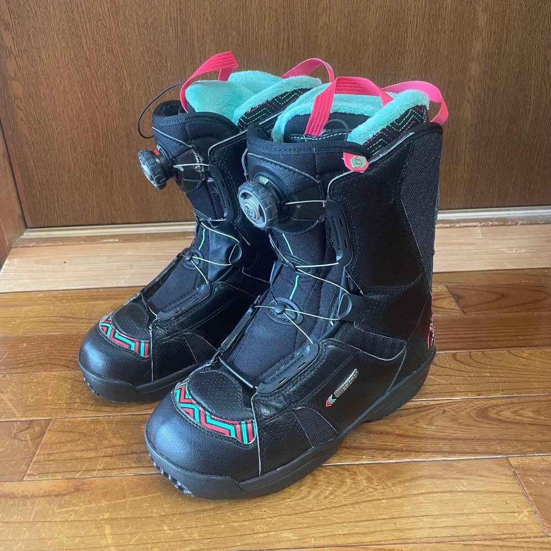 【美品】Salomon Ivy Boaスノーボードブーツ 24.5cm BOA付