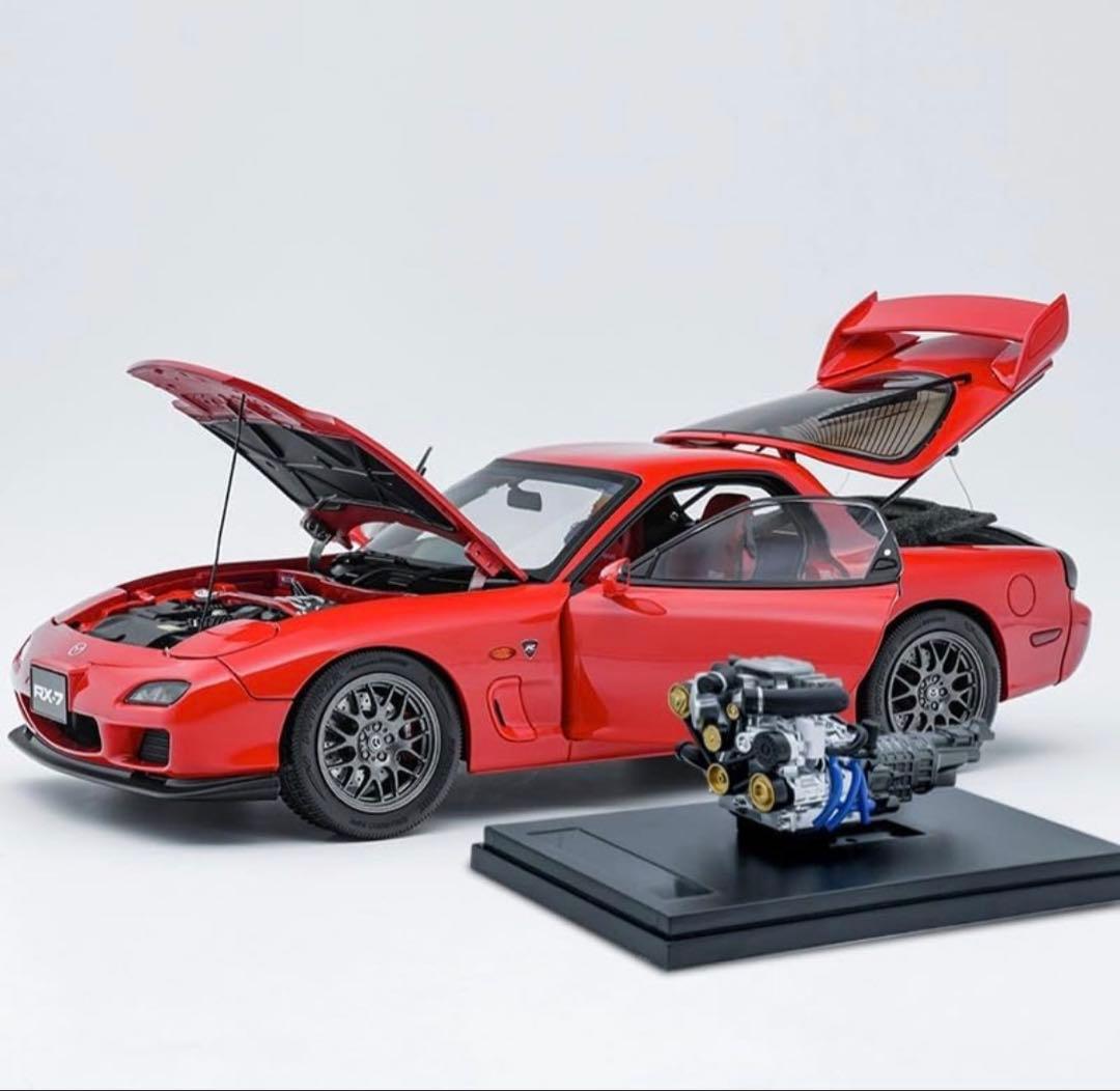 1/18 マツダ RX-7 FD 赤Spirit R polar master