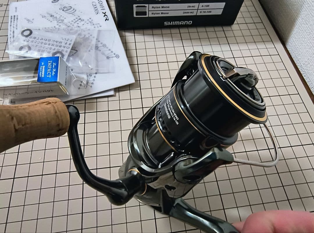 23カーディフ XR C2000SHG スピニングリール エリアトラウト