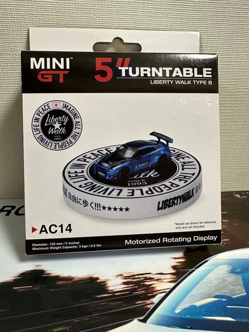MINI GT AC14 リバティウォーク ディスプレイ ターンテーブル