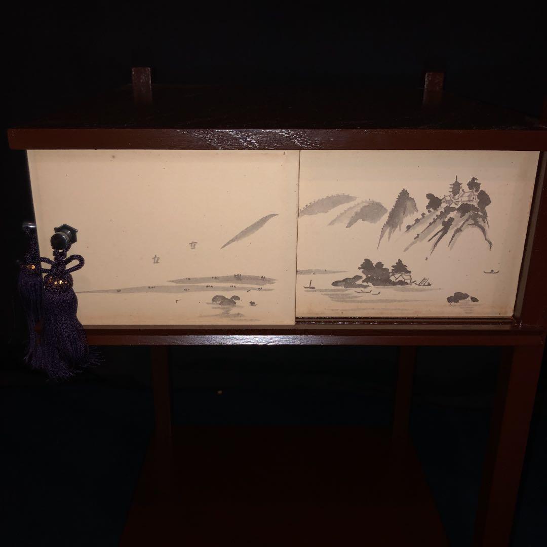 【茶道具】即中斎好 祥雲作 八景棚 美品　棚66