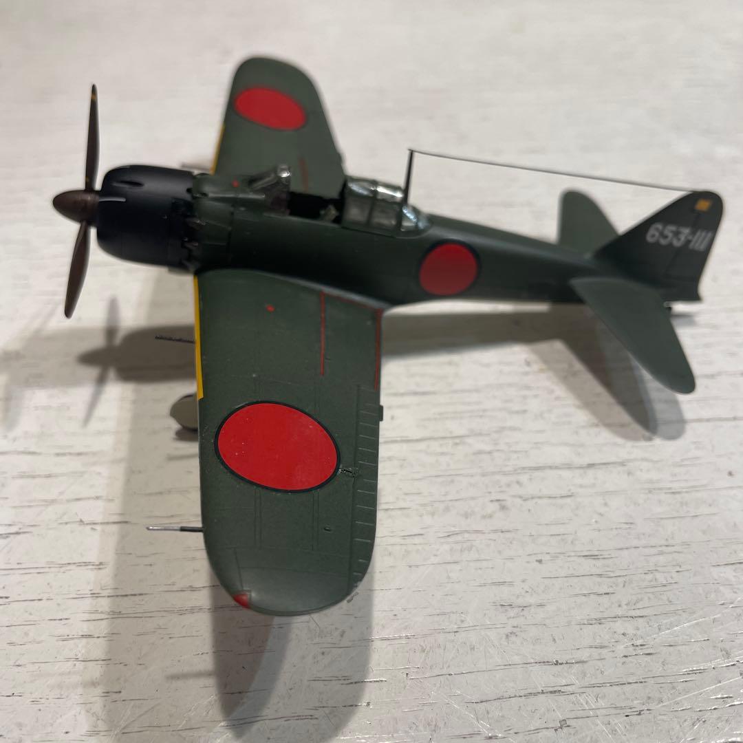 航空機モデル タミヤ　1/72 スケール　全塗装済み　アンテナ改造取り付け