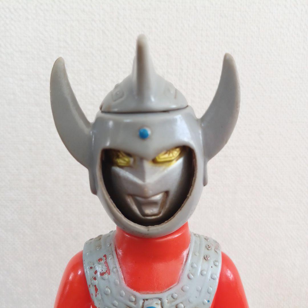当時物ブルマァク面変わり「ウルトラマンタロウ」19㎝ヴィンテージソフビフィギュア