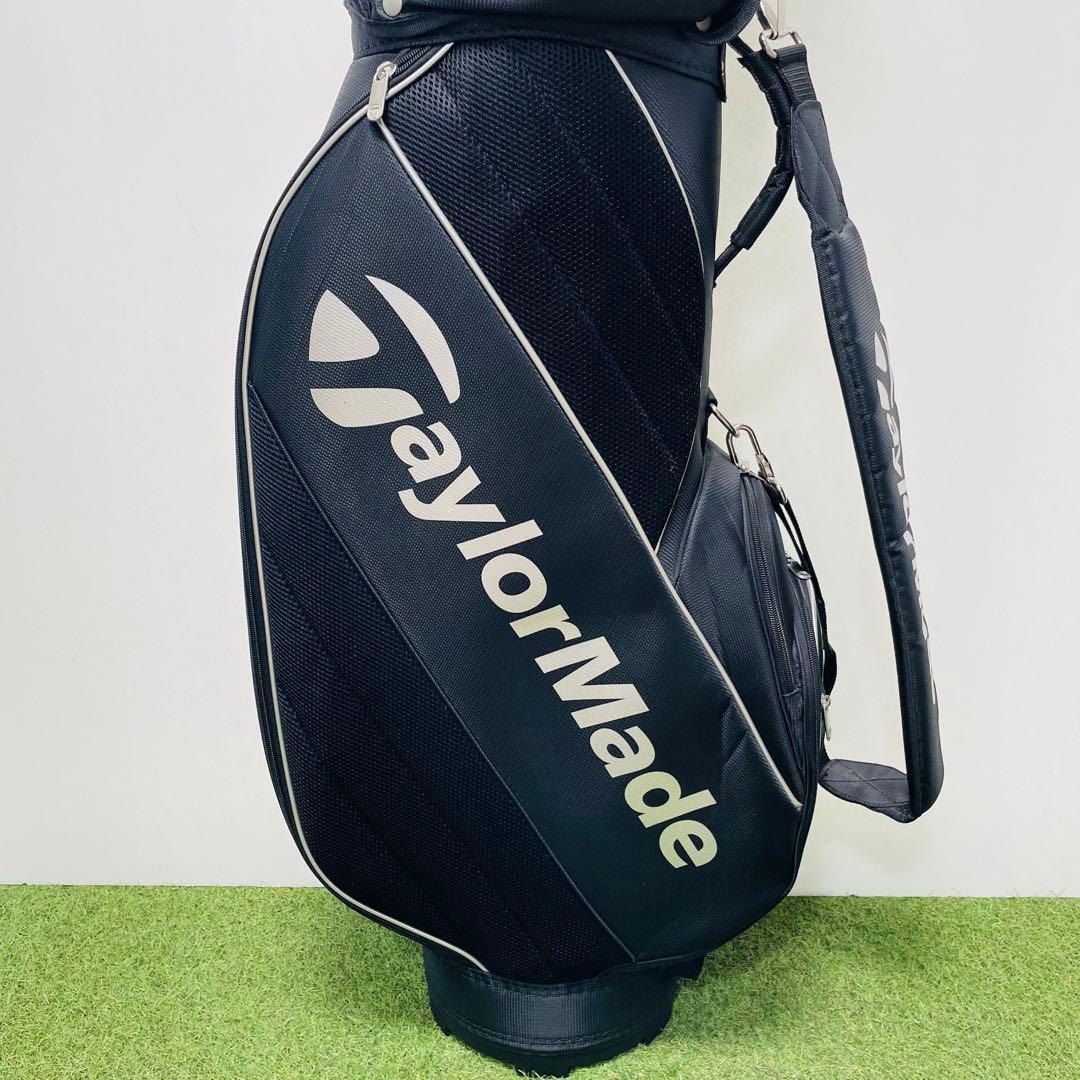 TaylorMade ゴルフバッグ 黒 キャディバッグ テーラーメイド