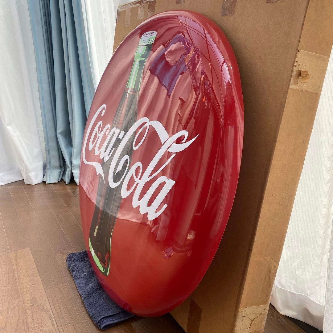 コカコーラ ボタンサイン 直径90cm 新品未使用 coca-cola