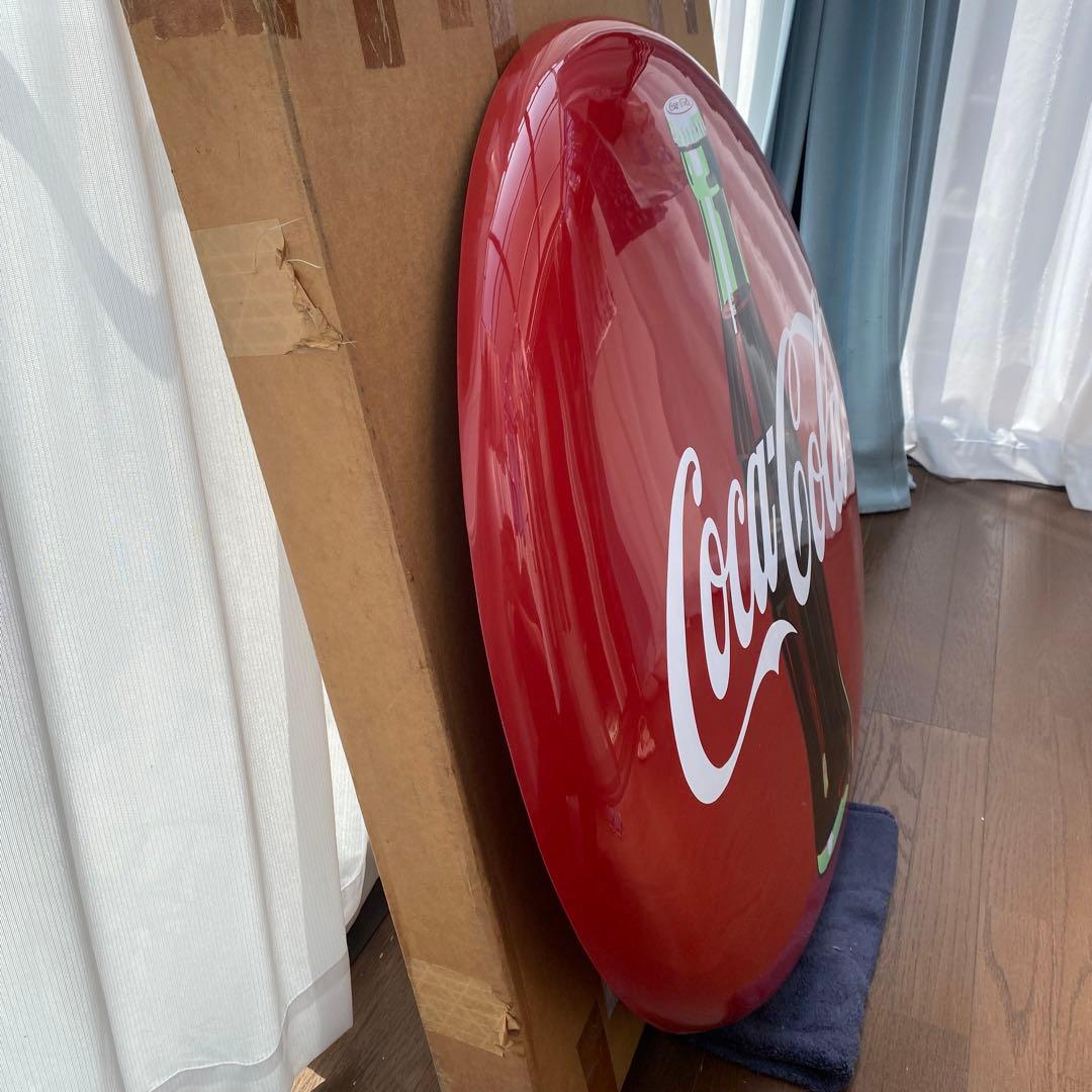 コカコーラ ボタンサイン 直径90cm 新品未使用 coca-cola