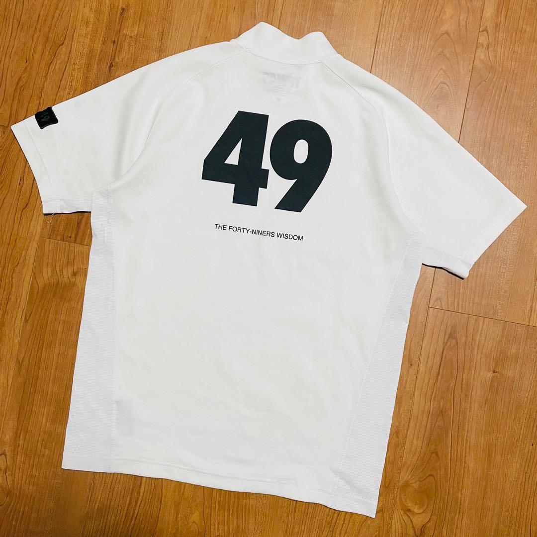 TFW49 モックネック　Tシャツ ホワイト　M ゴルフ