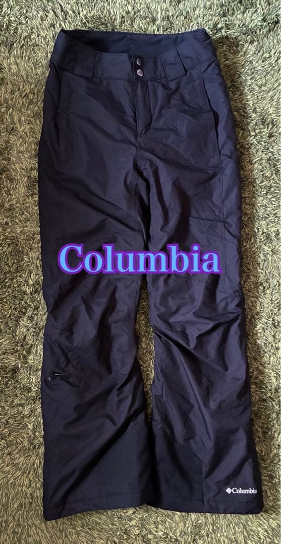 Columbia ブラック スノーウェアパンツSサイズ